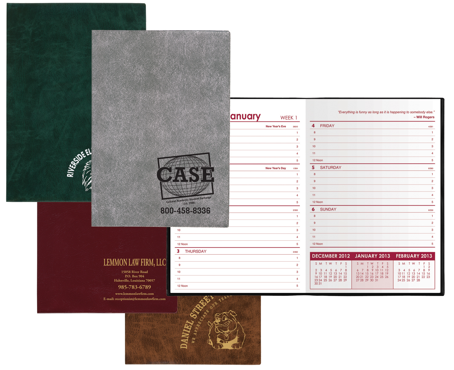 Executive Vinyl Weekly Planner 7x10 - The Frank Doolittle Company