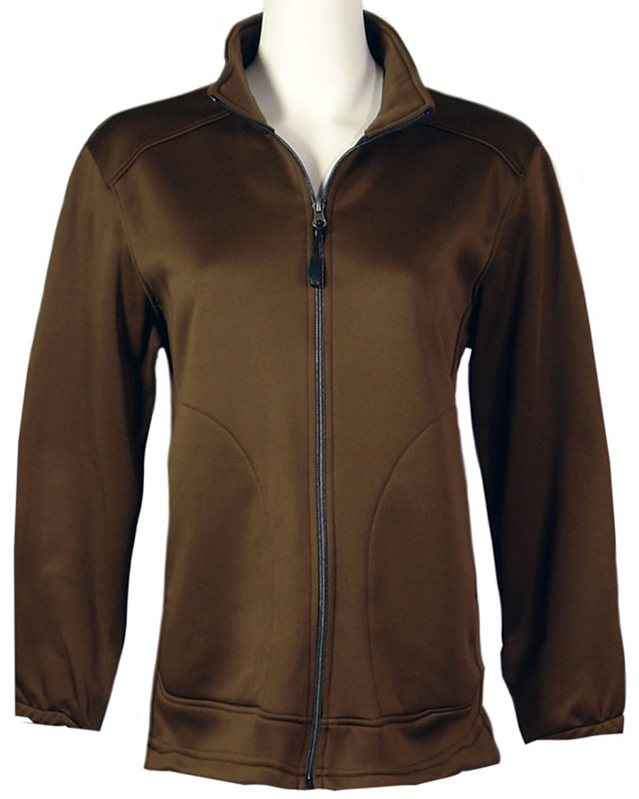 Ladies USA Midweight Soft Shell Fleece Full Zip Jacket - The Frank ...
