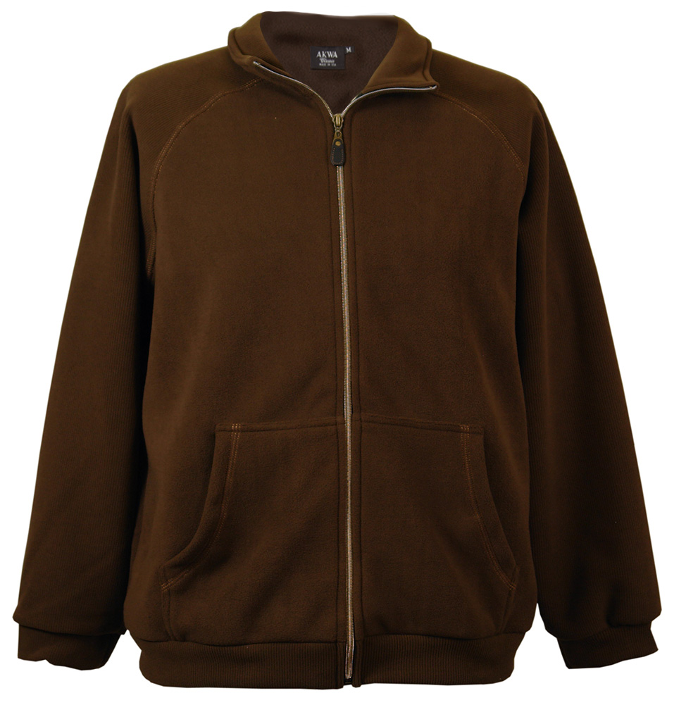 USA Heavyweight Corduroy Bonded Fleece Full Zip Jacket - The Frank ...
