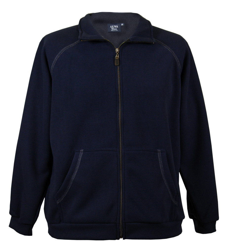 USA Heavyweight Corduroy Bonded Fleece Full Zip Jacket - The Frank ...