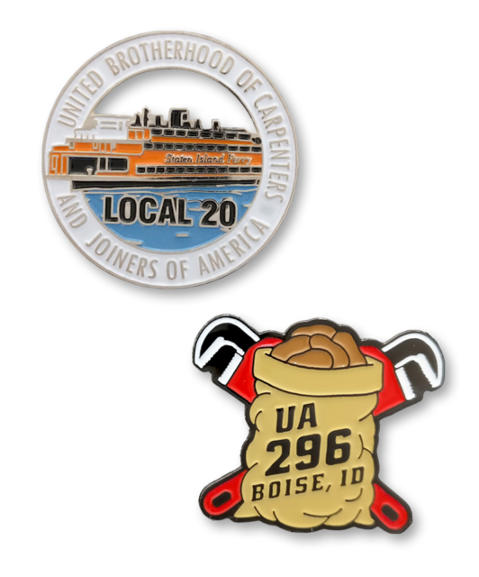 Union Soft Enamel Lapel Pin - The Frank Doolittle Company