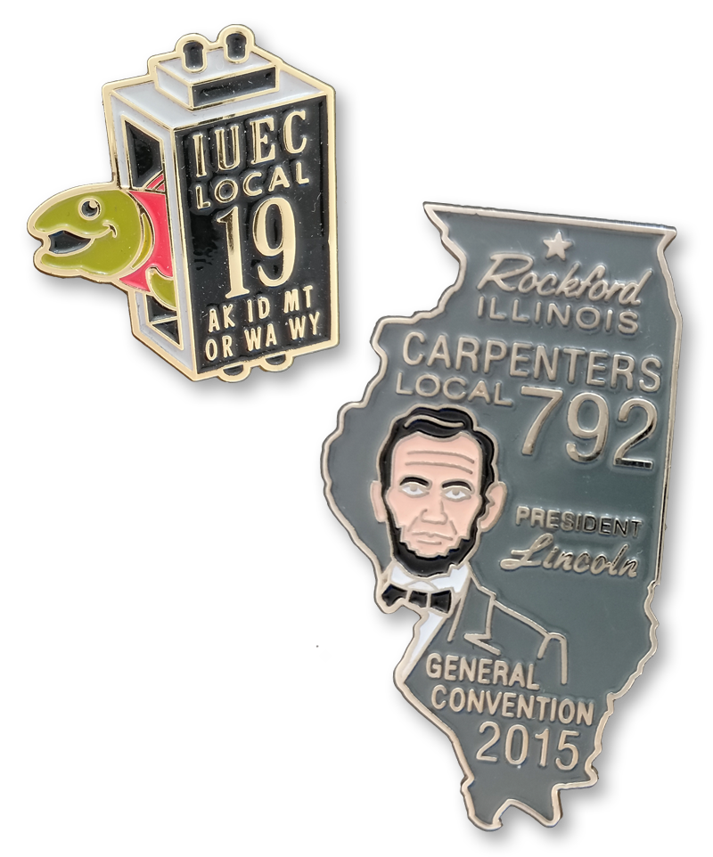 Union Soft Enamel Lapel Pin - The Frank Doolittle Company