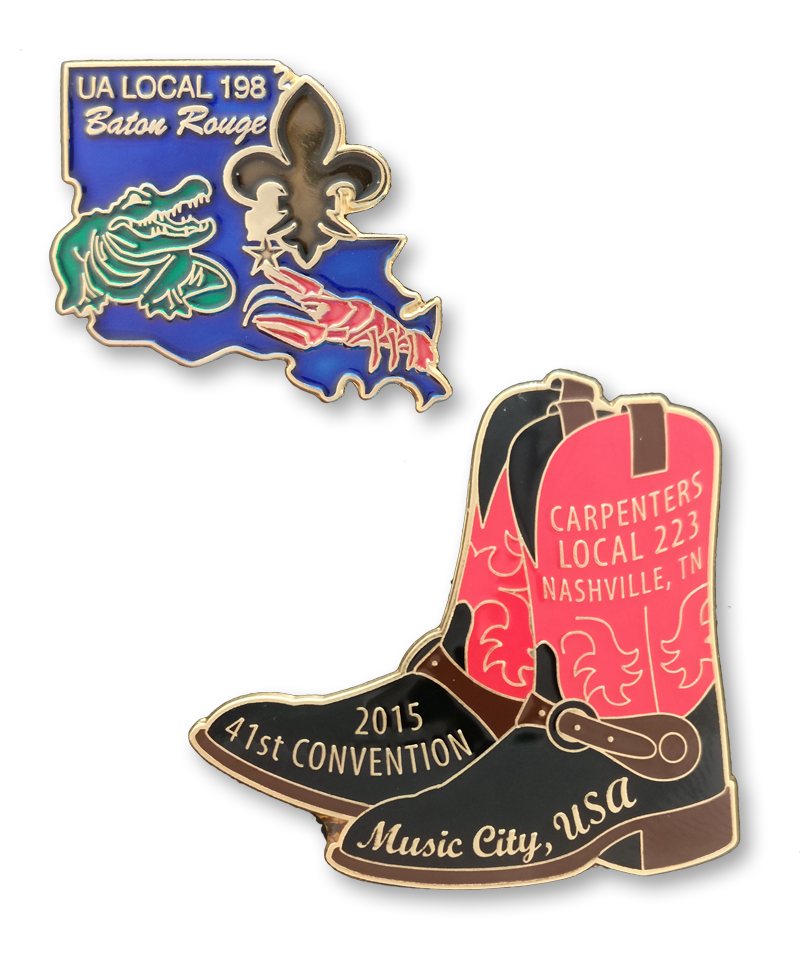 Union Soft Enamel Lapel Pin - The Frank Doolittle Company