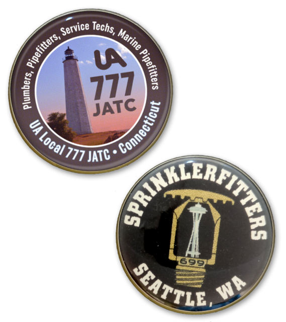 Union Photo Dome Lapel Pin - The Frank Doolittle Company