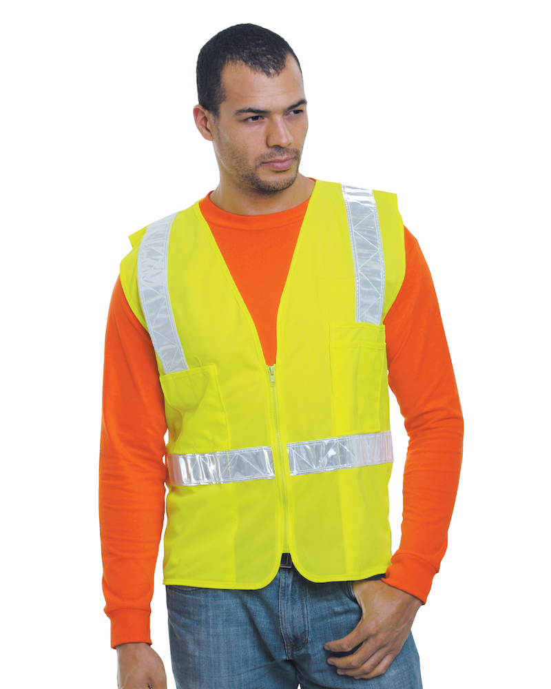 USA Lightweight Polyester Hi-Vis Vest - The Frank Doolittle Company