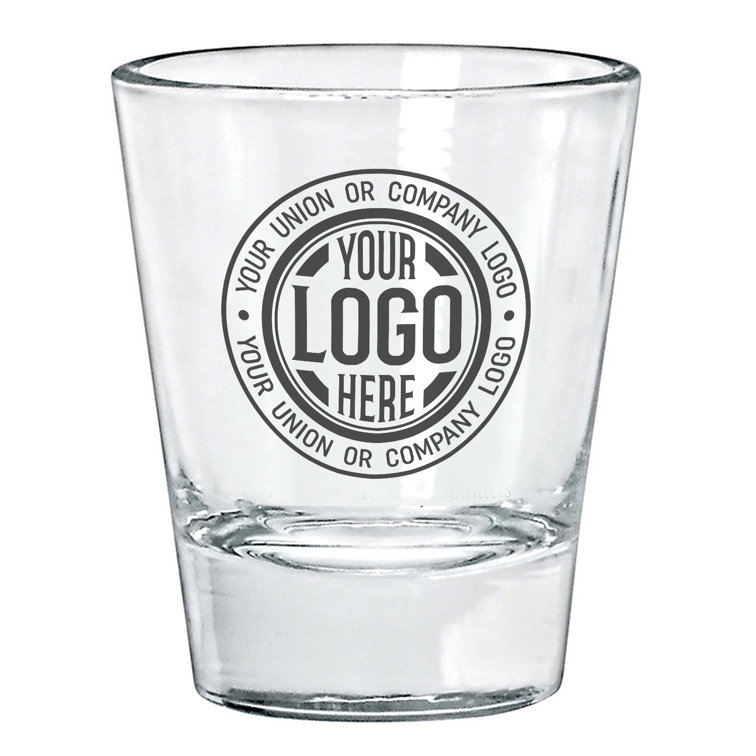 1.75 oz. Clear Glass Shot - The Frank Doolittle Company