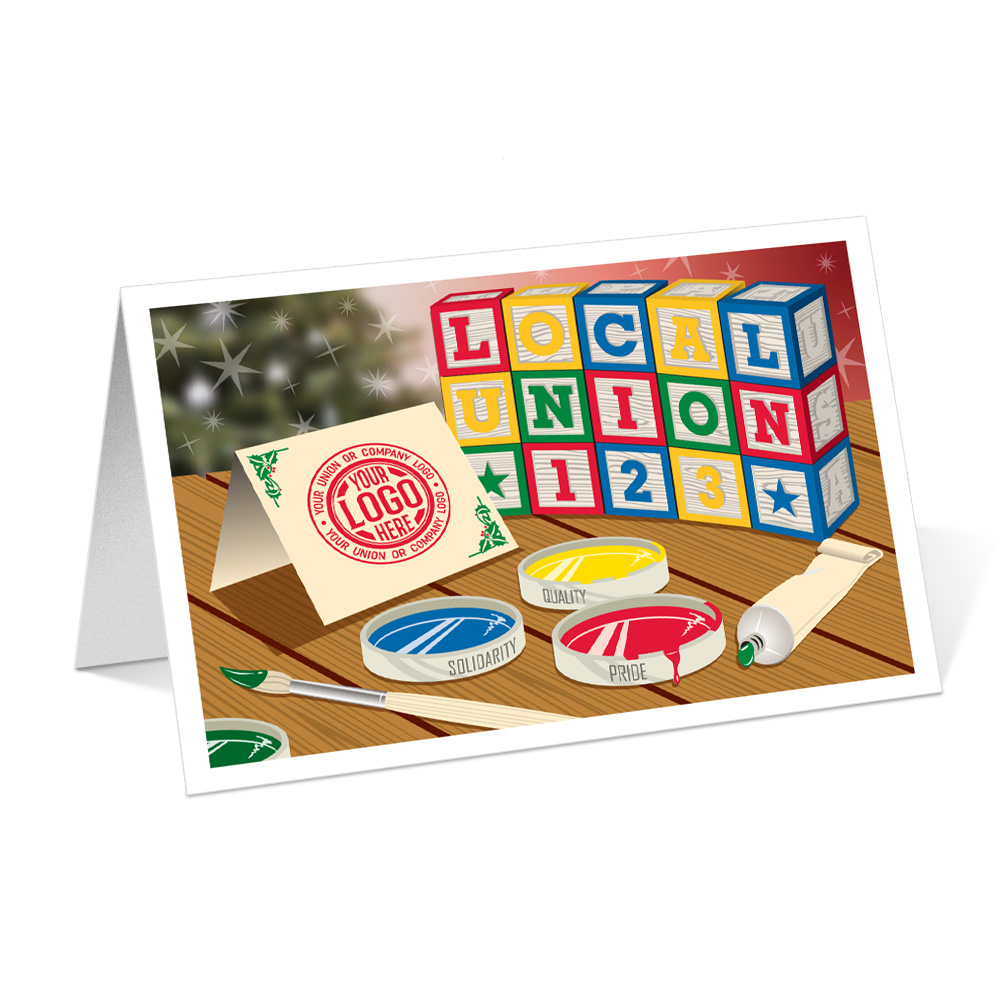 Union Made Greeting Card w/ Blank Envelope - The Frank Doolittle Company