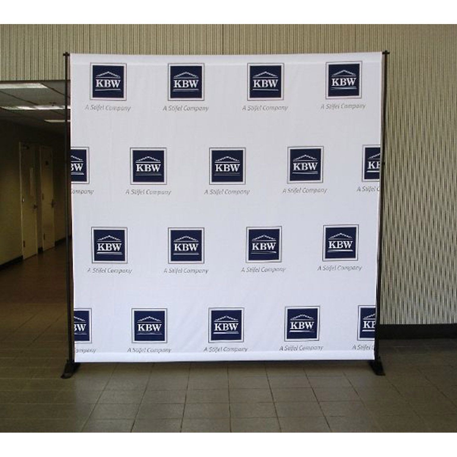 8' Frame Style Banner Backdrop Display - The Frank Doolittle Company