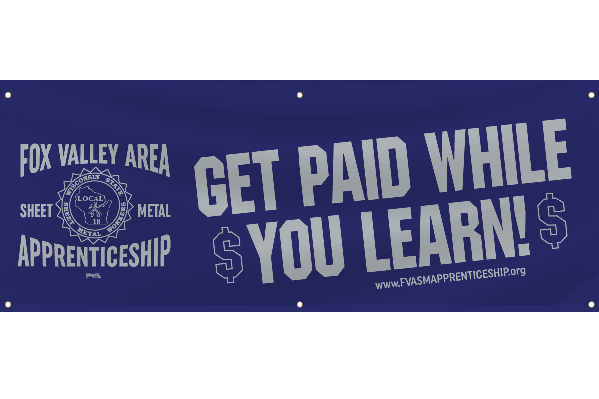 3' x 8' Custom Vinyl Banner - The Frank Doolittle Company